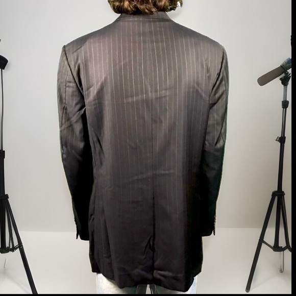 Hickey Freeman | Jackets & Coats | Hickey Freeman Mens Navy Prinstripe ...